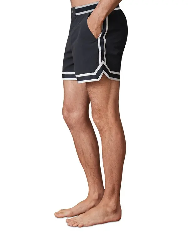 REISS Striped Swim Shorts
