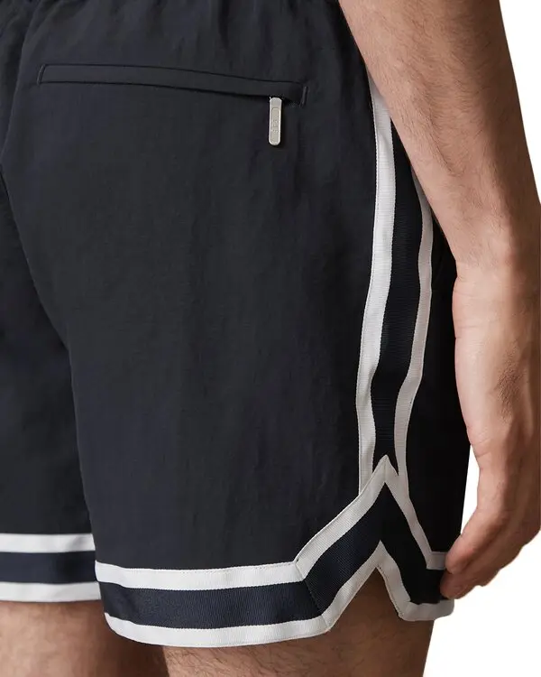 REISS Striped Swim Shorts