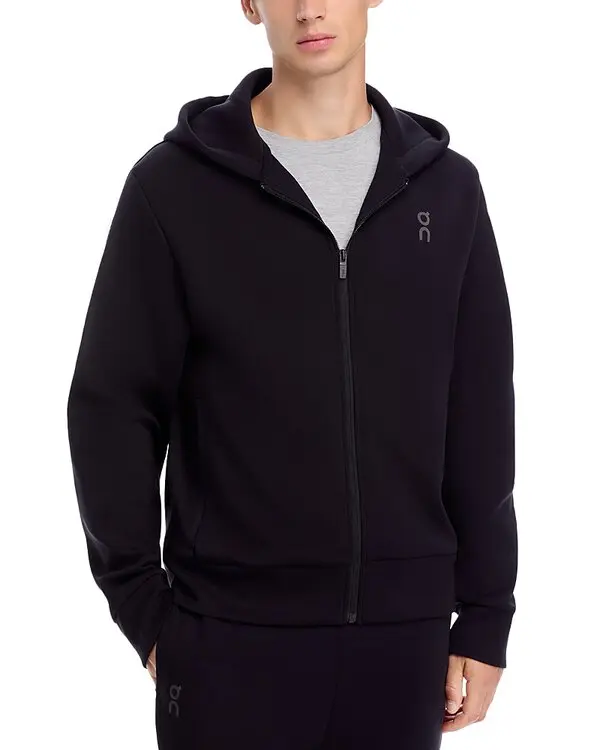On Focus Tech Zip Hoodie - Black