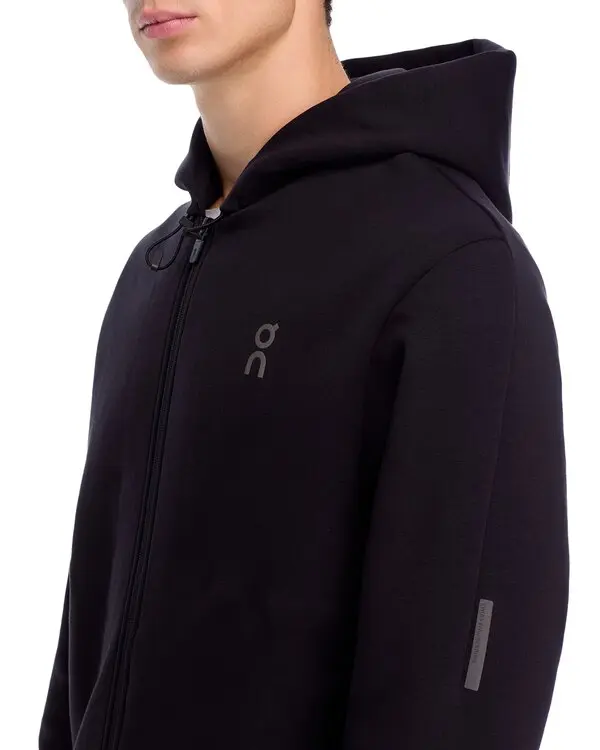 On Focus Tech Zip Hoodie - Black