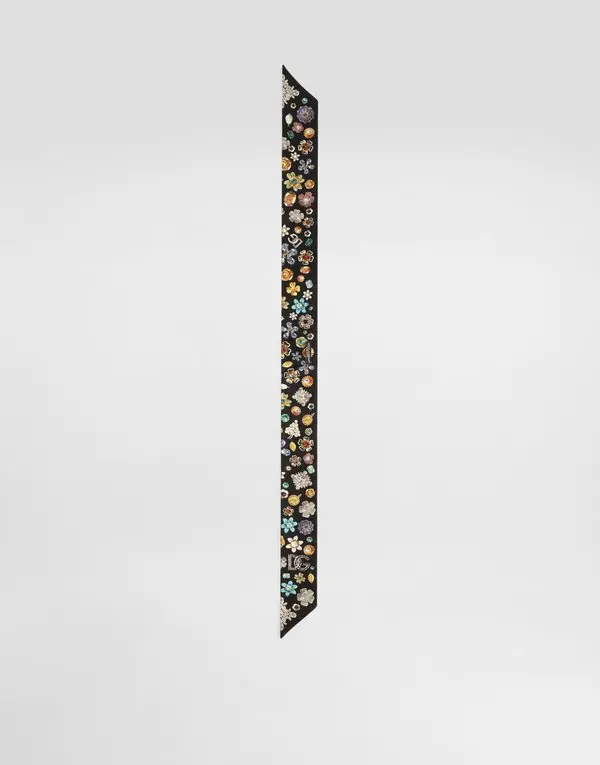 Dolce & Gabbana Silk Twill Bandeau - Multicolor