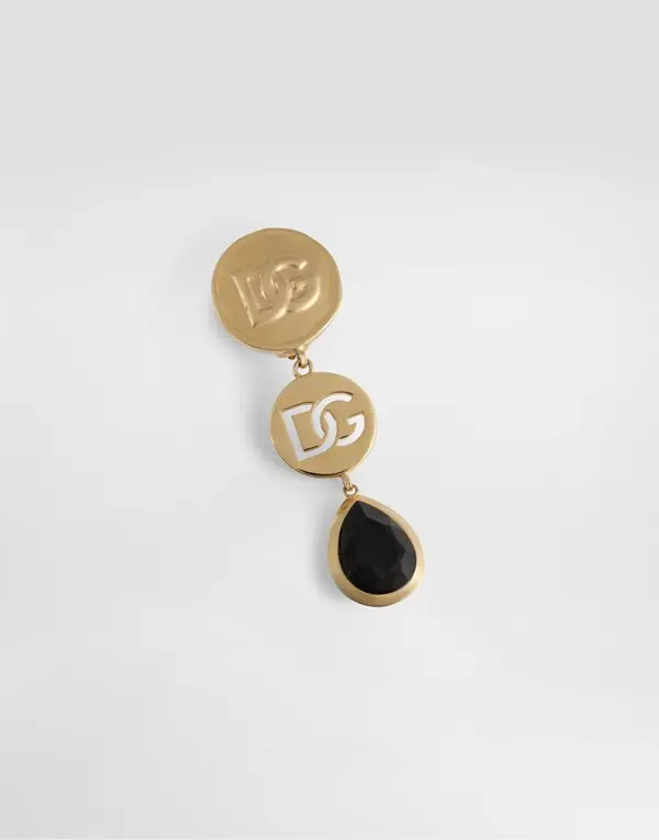Dolce & Gabbana Logo Clip Earrings