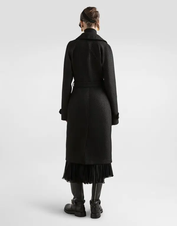 Dolce & Gabbana Long Pleated Chiffon Skirt