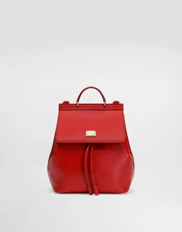 Dolce & Gabbana Nappa Calfskin Backpack - Red