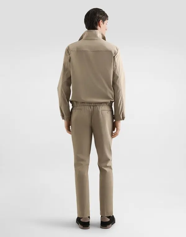 Dolce & Gabbana Nylon Canvas Trousers - Beige