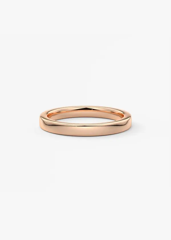 FRANK DARLING The Square Band 2.3mm - Yellow Gold