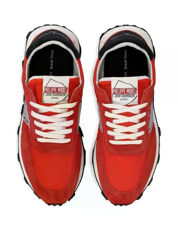 Philippe Model Panelled Sneakers - Red