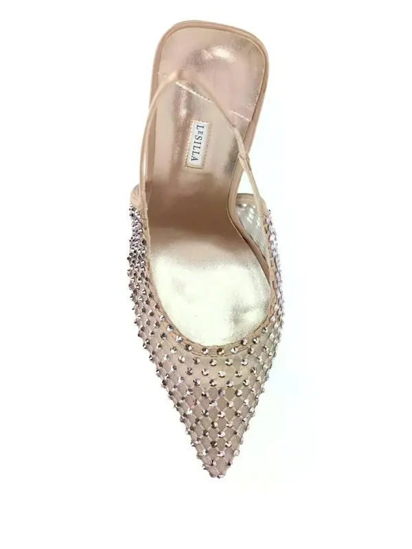 LE SILLA 100mm Embellished Slingback Sandals