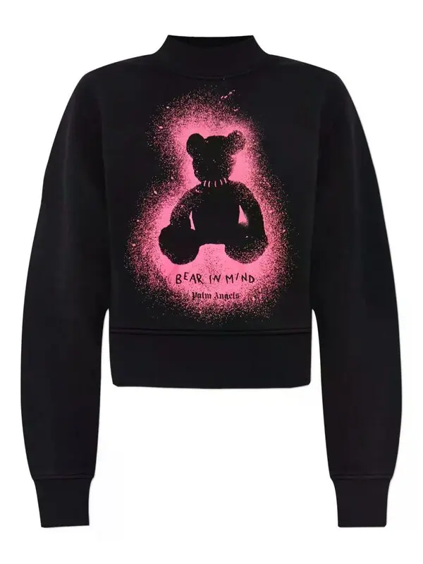 Palm Angels Bear Spray-paint Sweatshirt