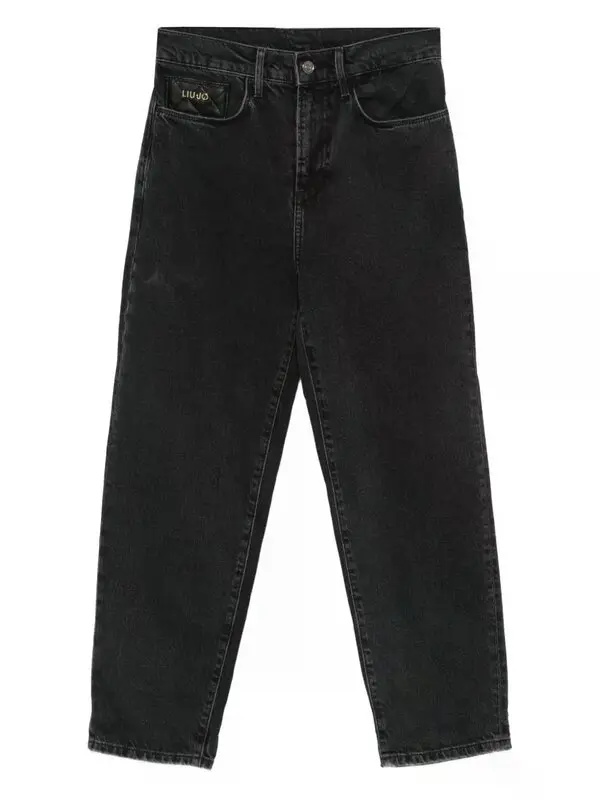 Liu Jo Logo Plaque Straight-leg Jeans