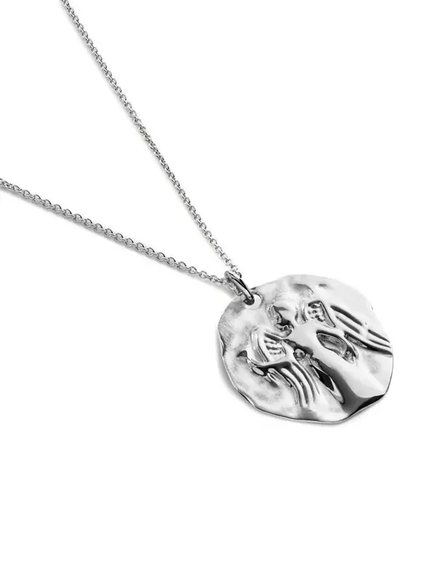 Monica Vinader Virgo Zodiac Pendant Necklace - Silver