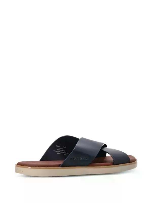 Cole Haan Cross-strap Leather Sandals