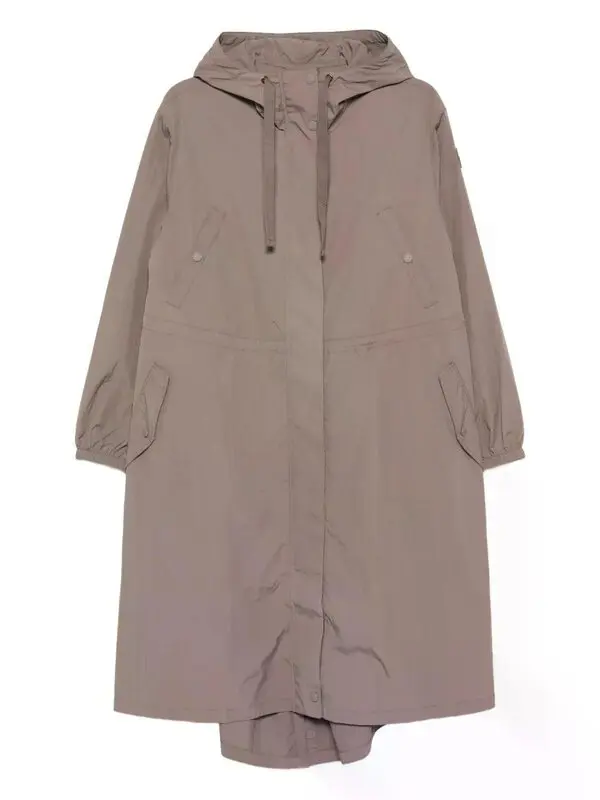 Kenzo Button-fastening Coat With Hood