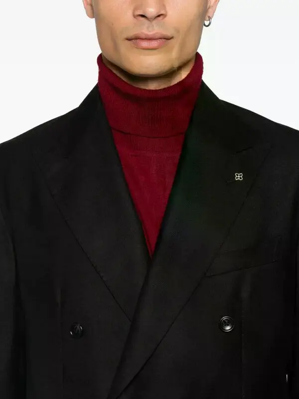Tagliatore Double-breasted Suit - Black