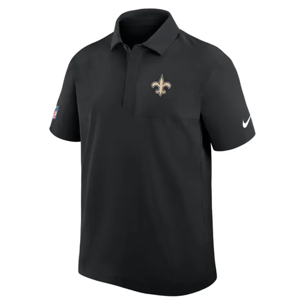 Nike New Orleans Saints City Pride Sideline Dri-fit Nfl Polo - Black
