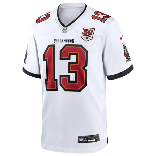 Nike Mike Evans Tampa Bay Buccaneers 50th Anniversary Nfl Game Jersey - White