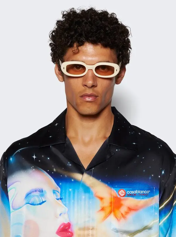 JACQUES MARIE MAGE Besset Sunglasses - Yellow