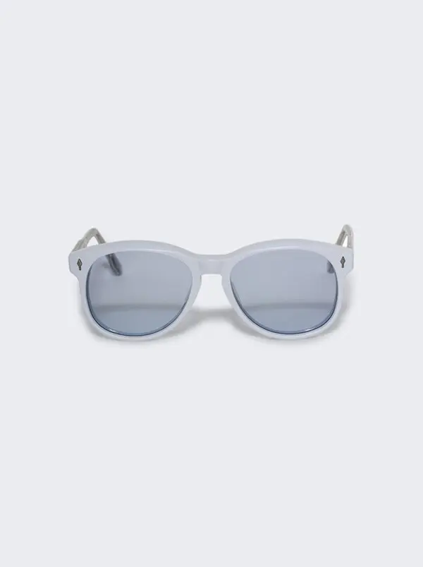 JACQUES MARIE MAGE Kay Rectangle Sunglasses - Light  Blue