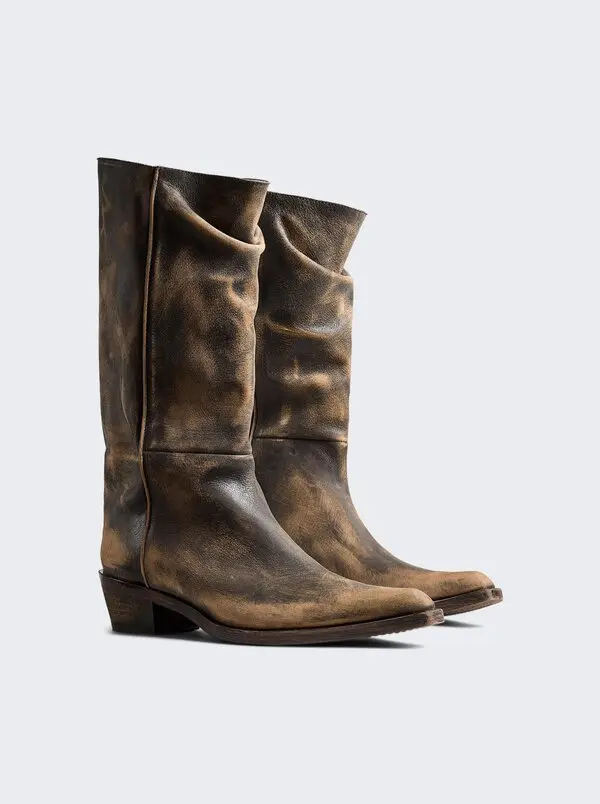 Khaite Clive Boots - Brown