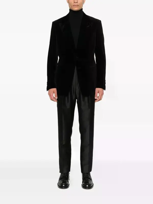 TOM FORD Single-breasted Velvet Jacket