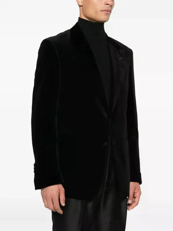 TOM FORD Single-breasted Velvet Jacket