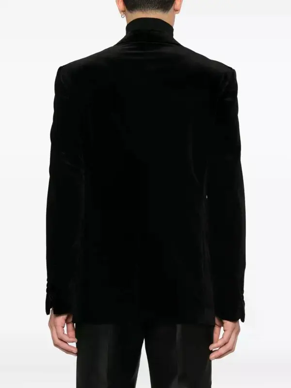 TOM FORD Single-breasted Velvet Jacket