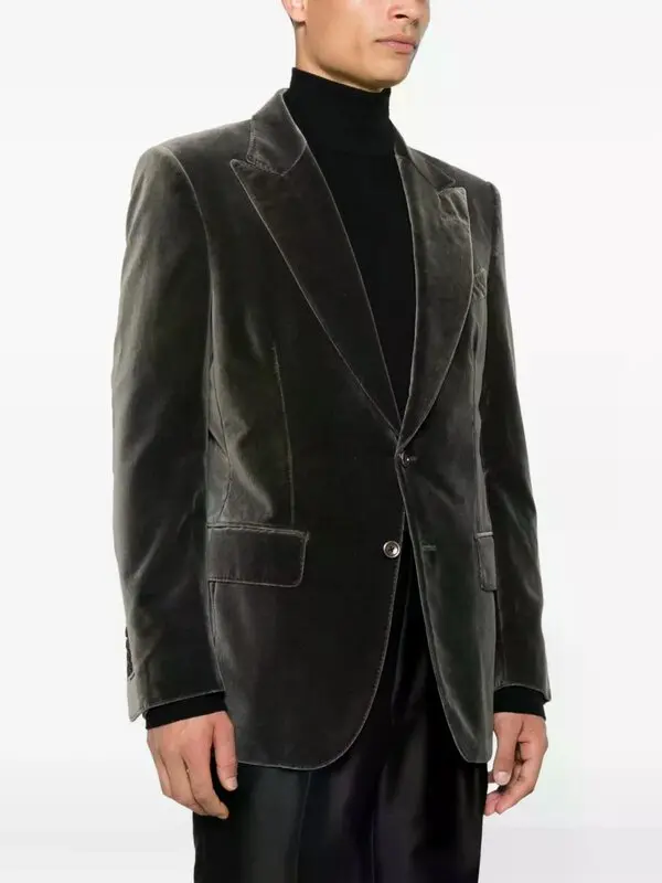 TOM FORD Single-breasted Velvet Blazer