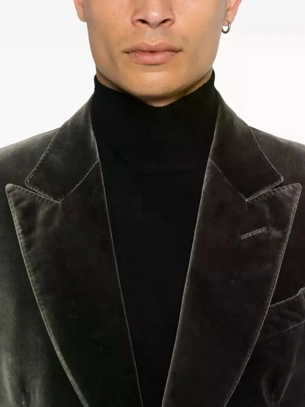 TOM FORD Single-breasted Velvet Blazer