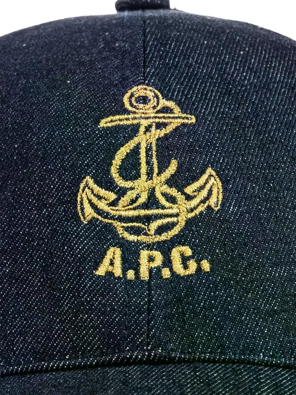 A.p.c. Anchor-embroidered Cap