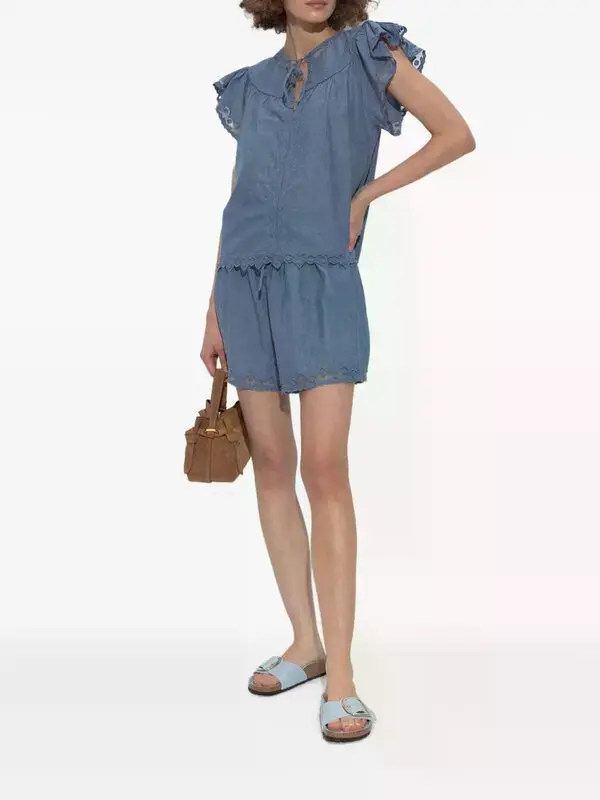 BIRKENSTOCK Buckle Patent Leather Flat Sandals - Blue