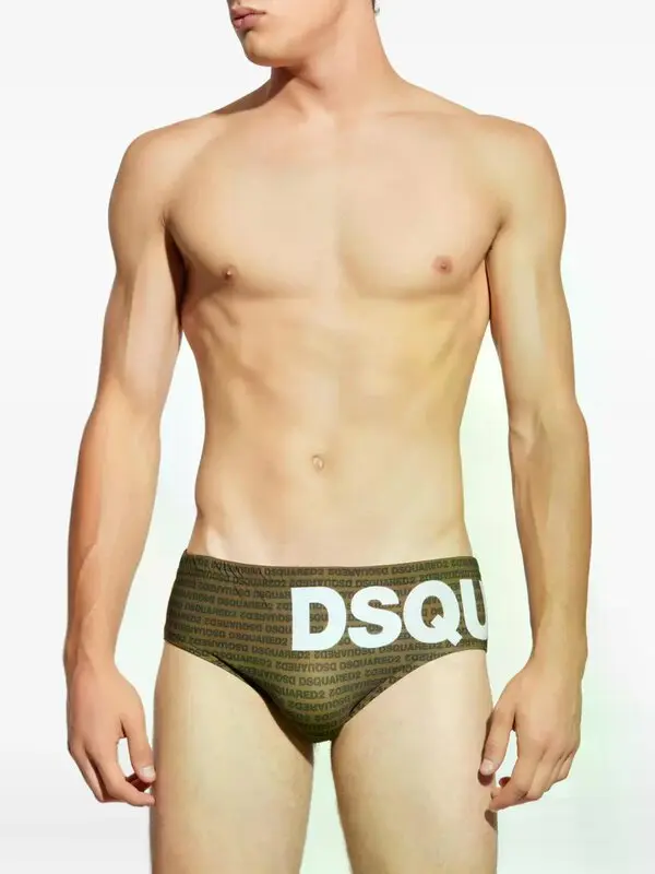 Dsquared2 Logo-print Swim Briefs