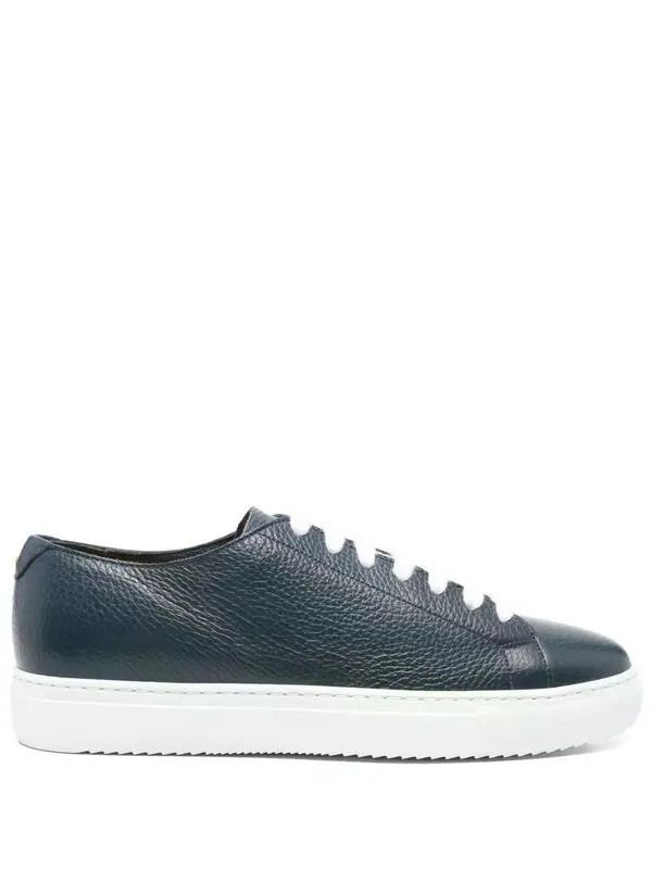 DOUCAL'S Leather Sneakers - Blue