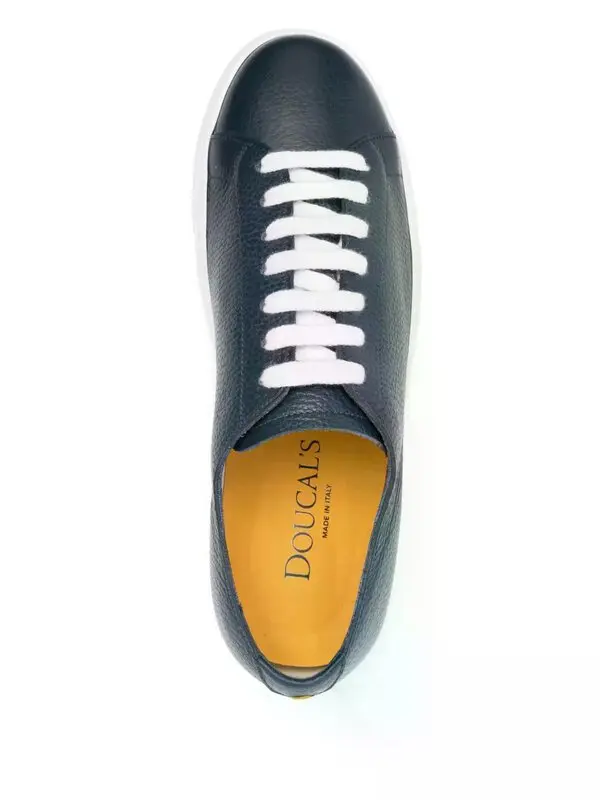 DOUCAL'S Leather Sneakers - Blue