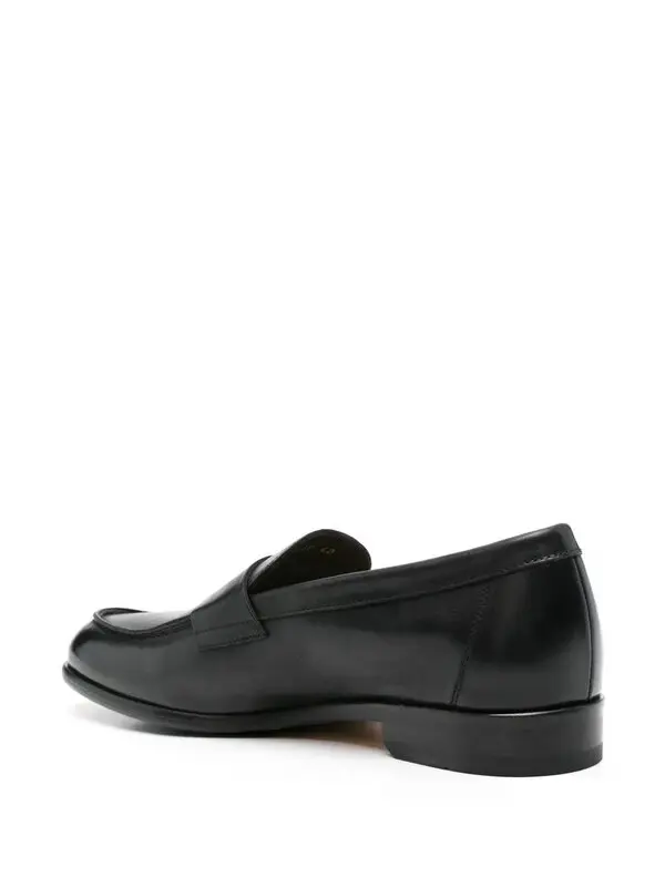 DOUCAL'S Leather Loafers - Black