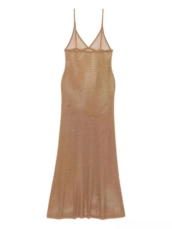Kiki De Montparnasse Crochet Maxi Dress - Neutrals