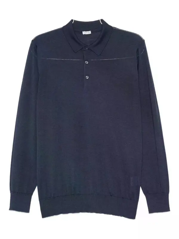 Caruso Long-sleeves Polo Shirt