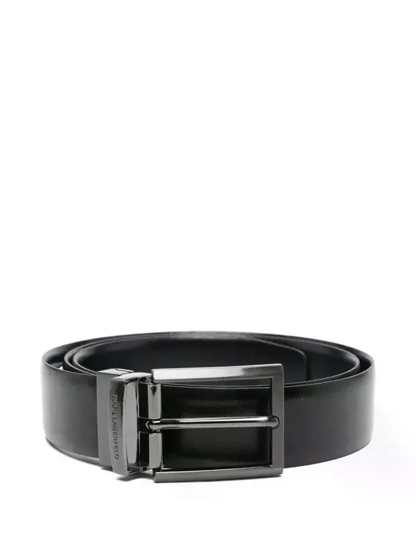 Karl Lagerfeld Leather Belt - Blue