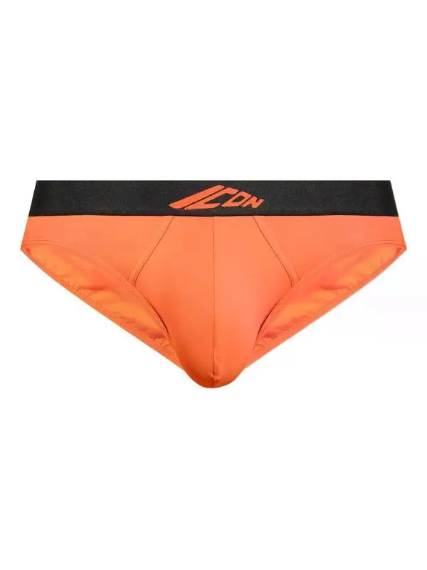 Dsquared2 Logo-detail Briefs - Orange