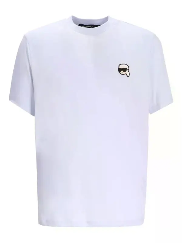 Karl Lagerfeld K-face Logo T-shirt - Blue