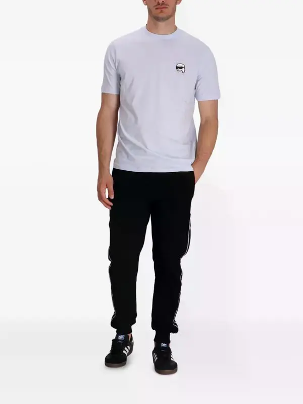 Karl Lagerfeld K-face Logo T-shirt - Blue