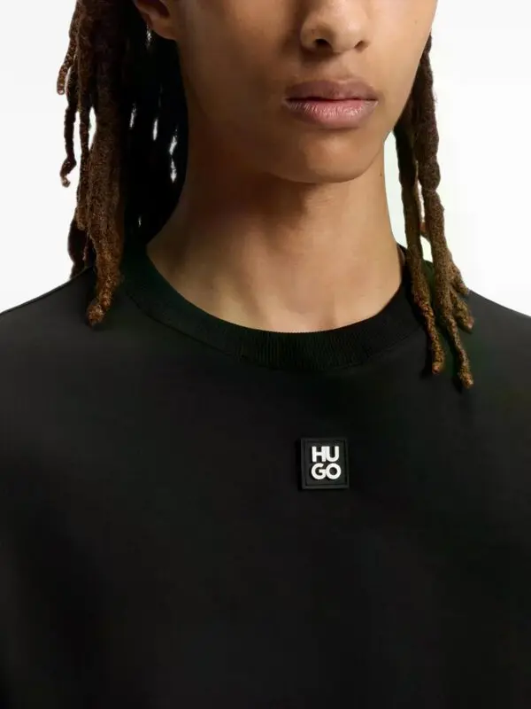 Hugo Logo-patch Cotton T-shirt