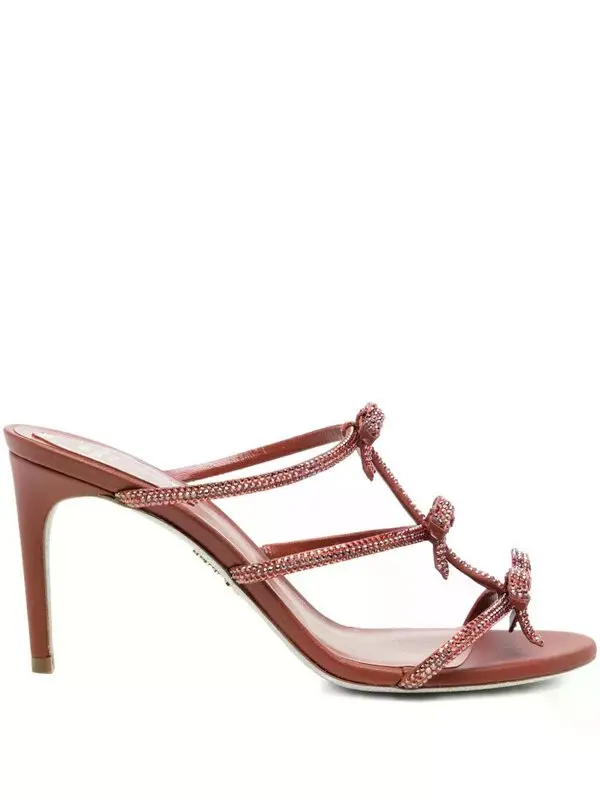 Rene Caovilla 80mm Caterina Sandals - Brown