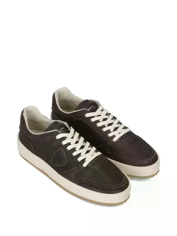 Philippe Model Leather Low-top Sneakers - Brown