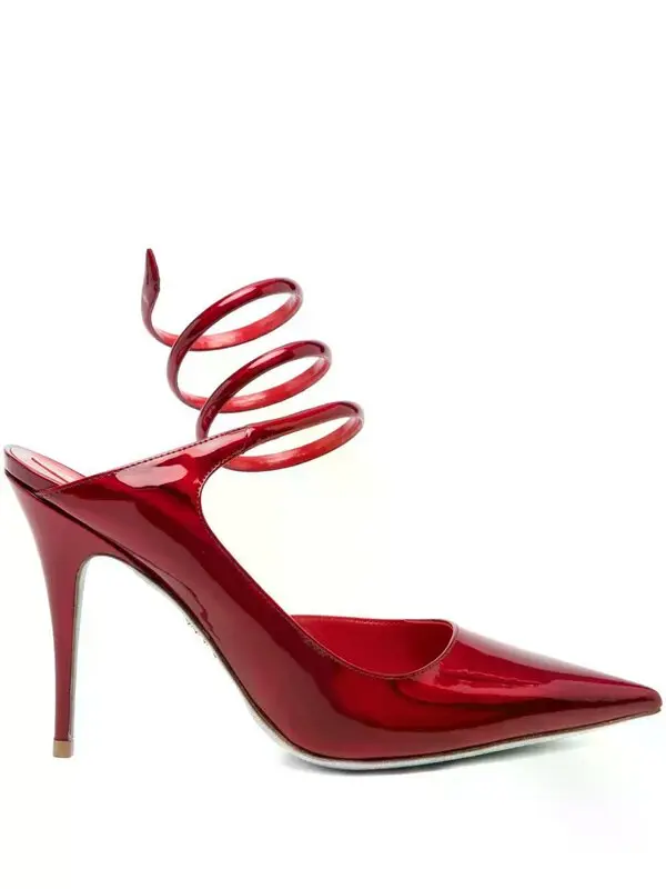 Rene Caovilla Cleo Pumps - Red