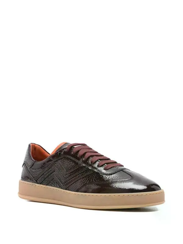 Missoni Patent Leather Zigzag Sneakers