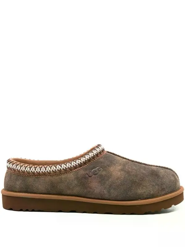 UGG Tasman Braided-trim Slippers - Brown