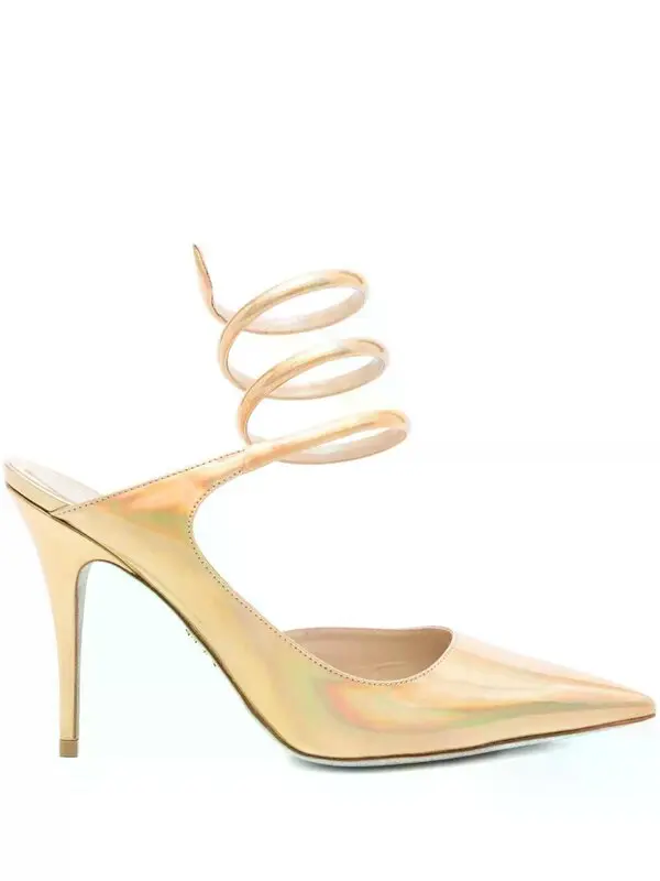 Rene Caovilla Cleo Pumps - Yellow