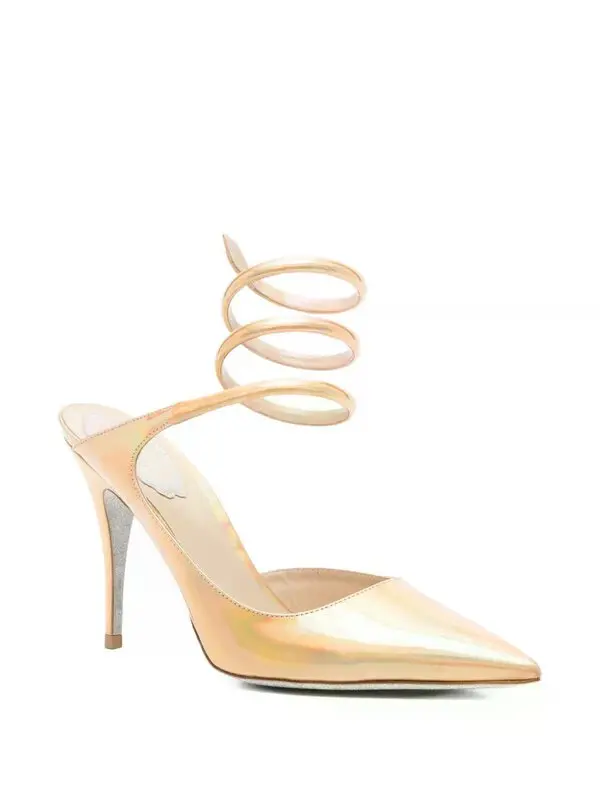 Rene Caovilla Cleo Pumps - Yellow