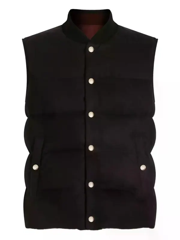 Dolce & Gabbana Quilted Padded Gilet - Black