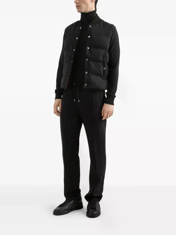 Dolce & Gabbana Quilted Padded Gilet - Black